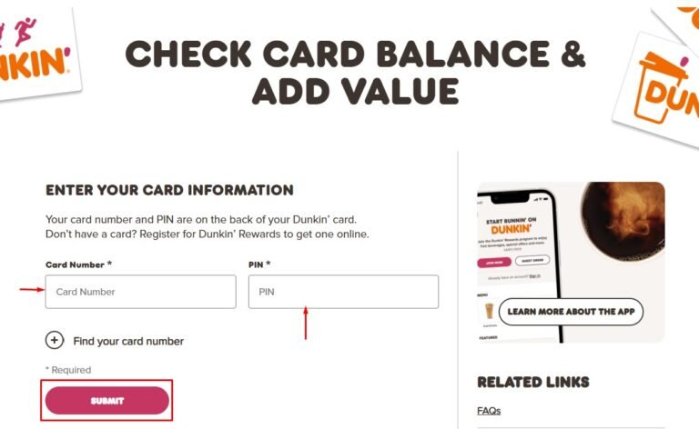 Dunkin Donuts Gift Card - 2025